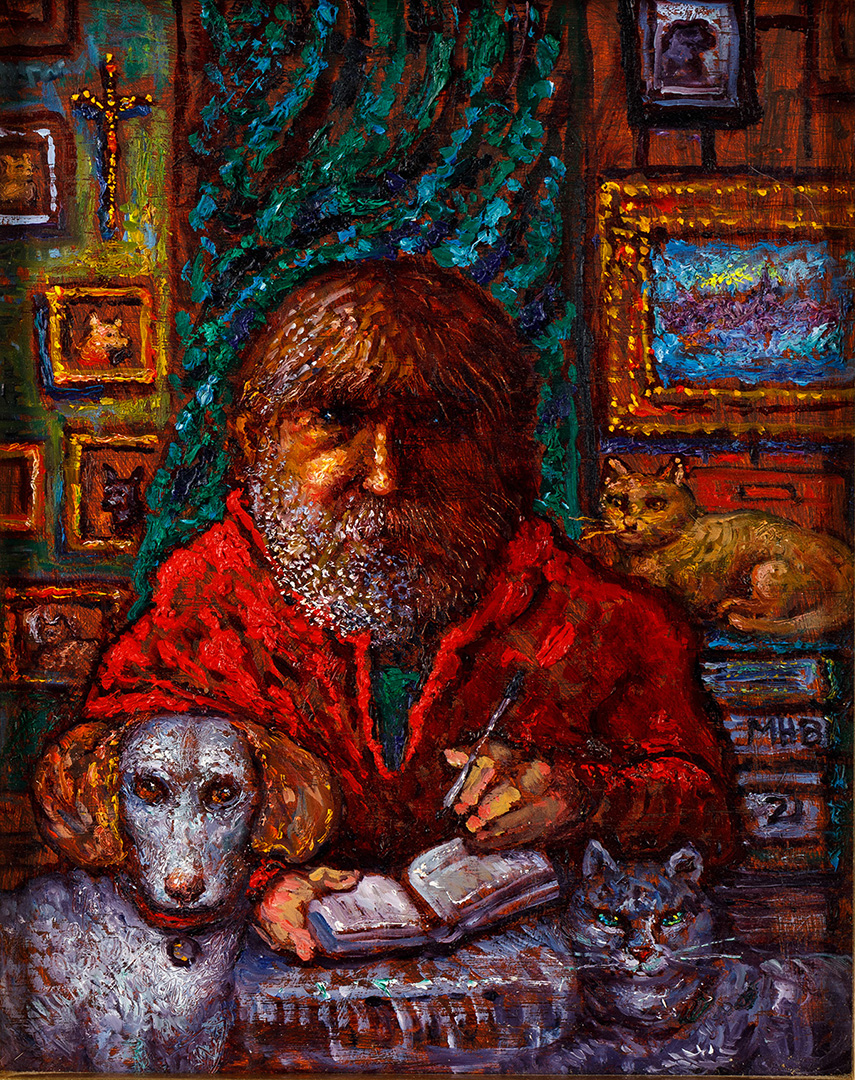 Self Portrait With Friends by Milton H. Brightman – Gallery X