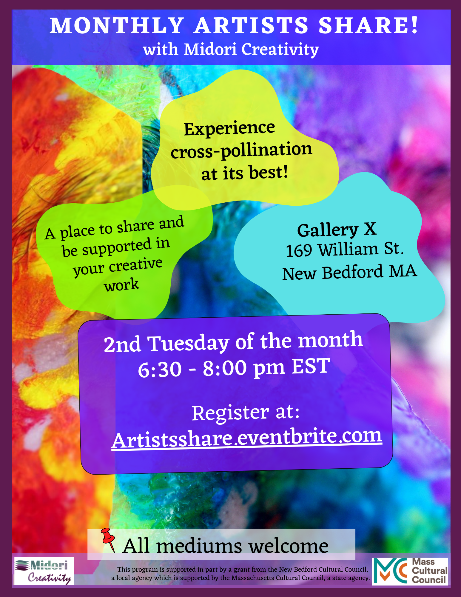 Copy of 2026 Artist Share FLYER – Gallery X